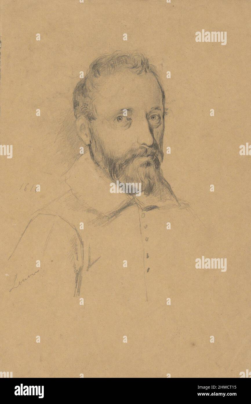 Portrait of an unidentified man, sketch for Signing of the Compact in ...