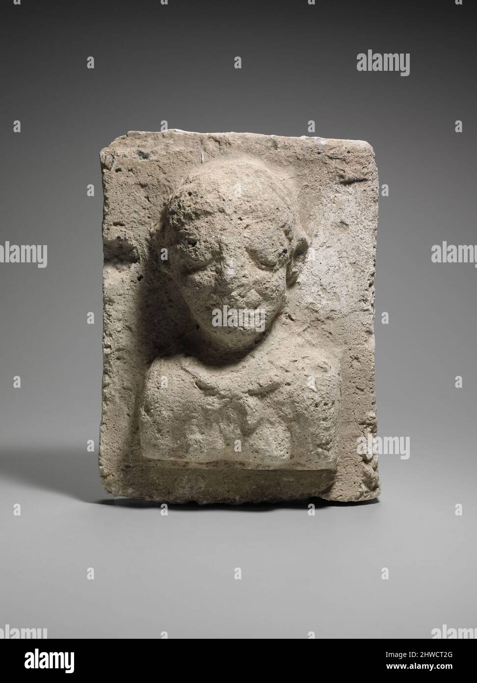 Plaster block with relief bust Stock Photo - Alamy
