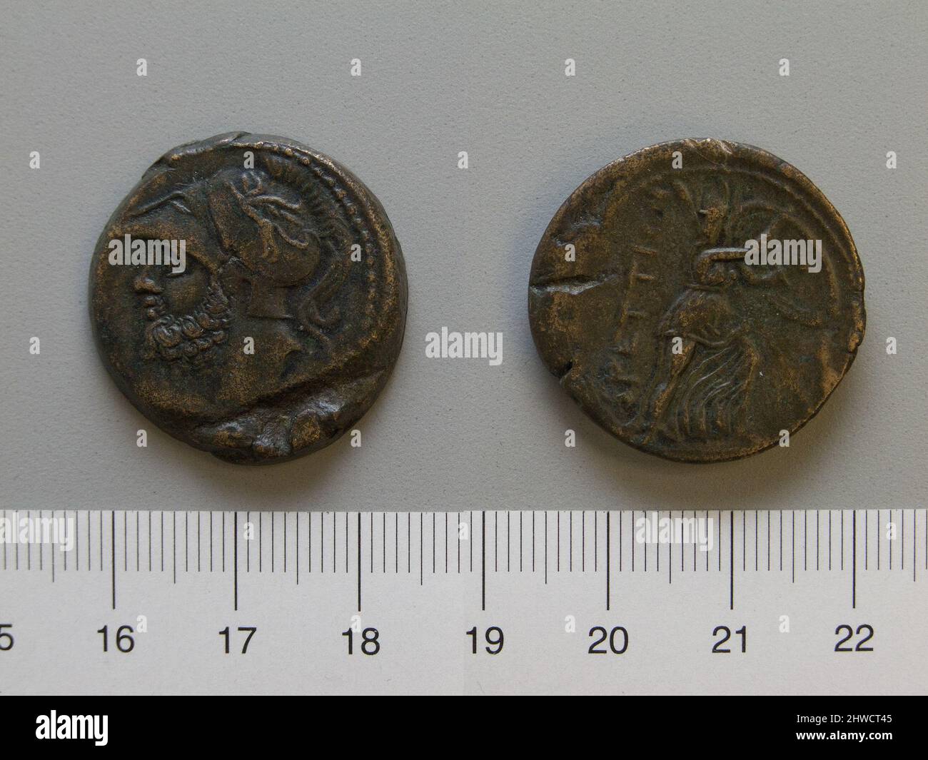 1 Drachm from Bruttium with Brettii. Subject: Brettii Mint: Bruttii ...