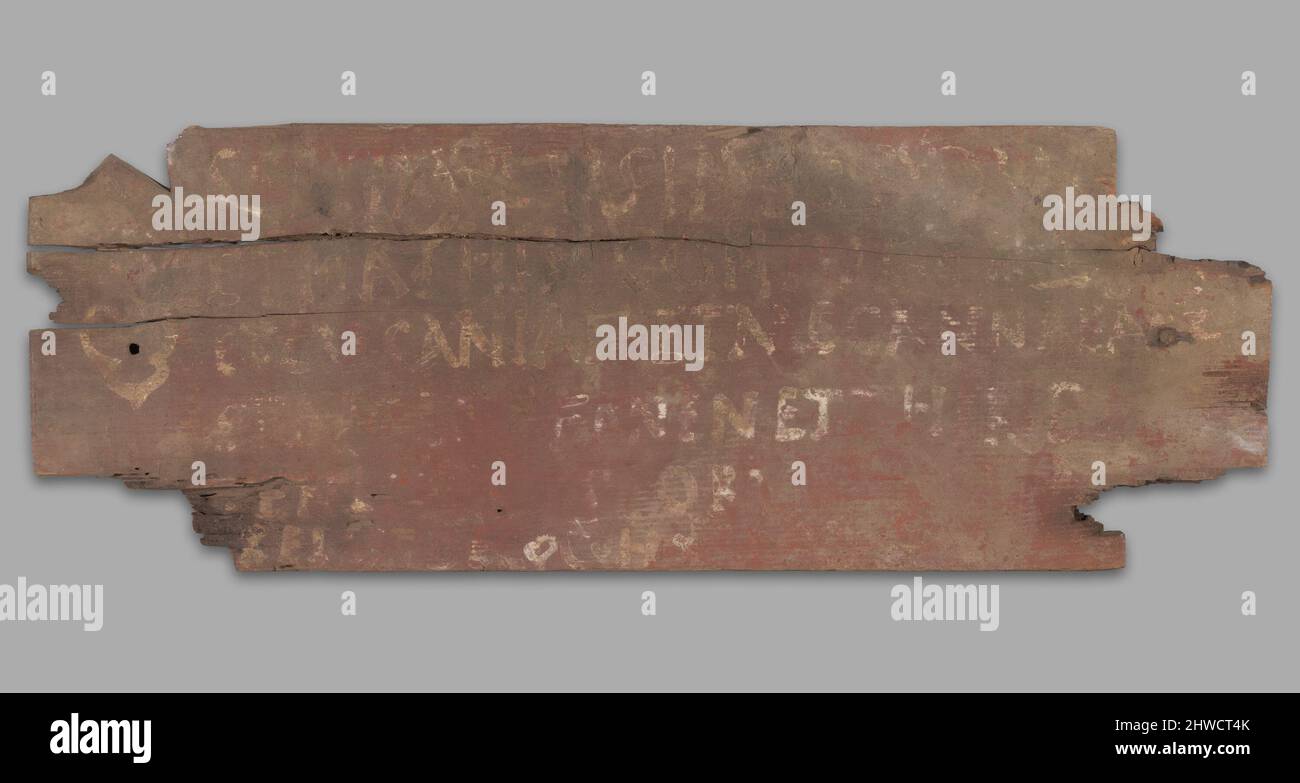 Wooden slab with inscription Stock Photo - Alamy