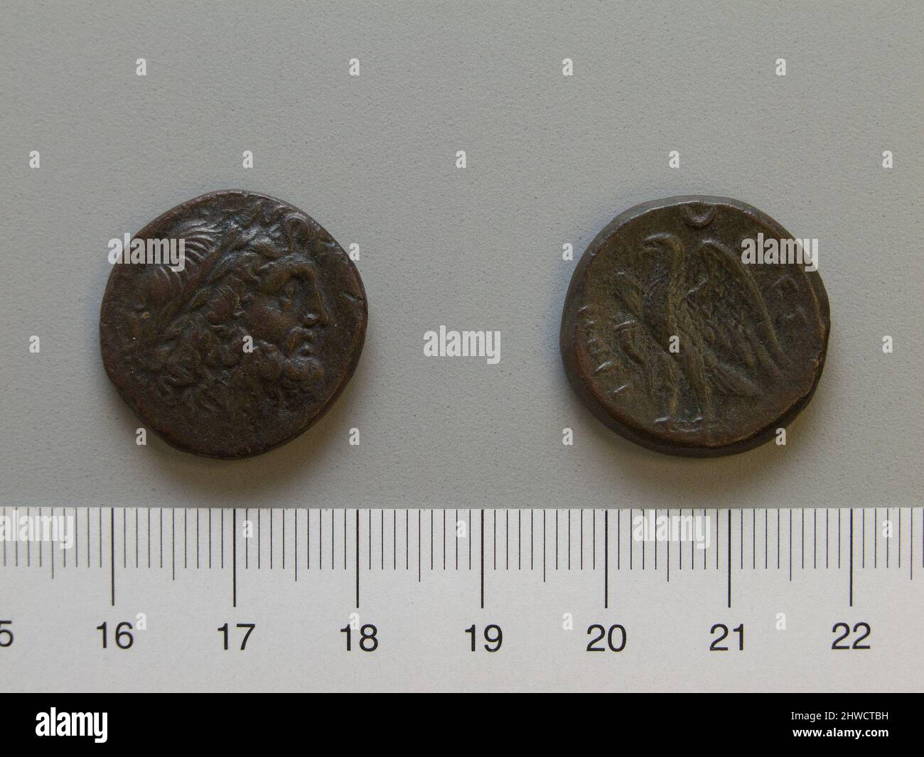 1 Drachm from Brettii. Mint: Bruttii, Bruttium Stock Photo - Alamy