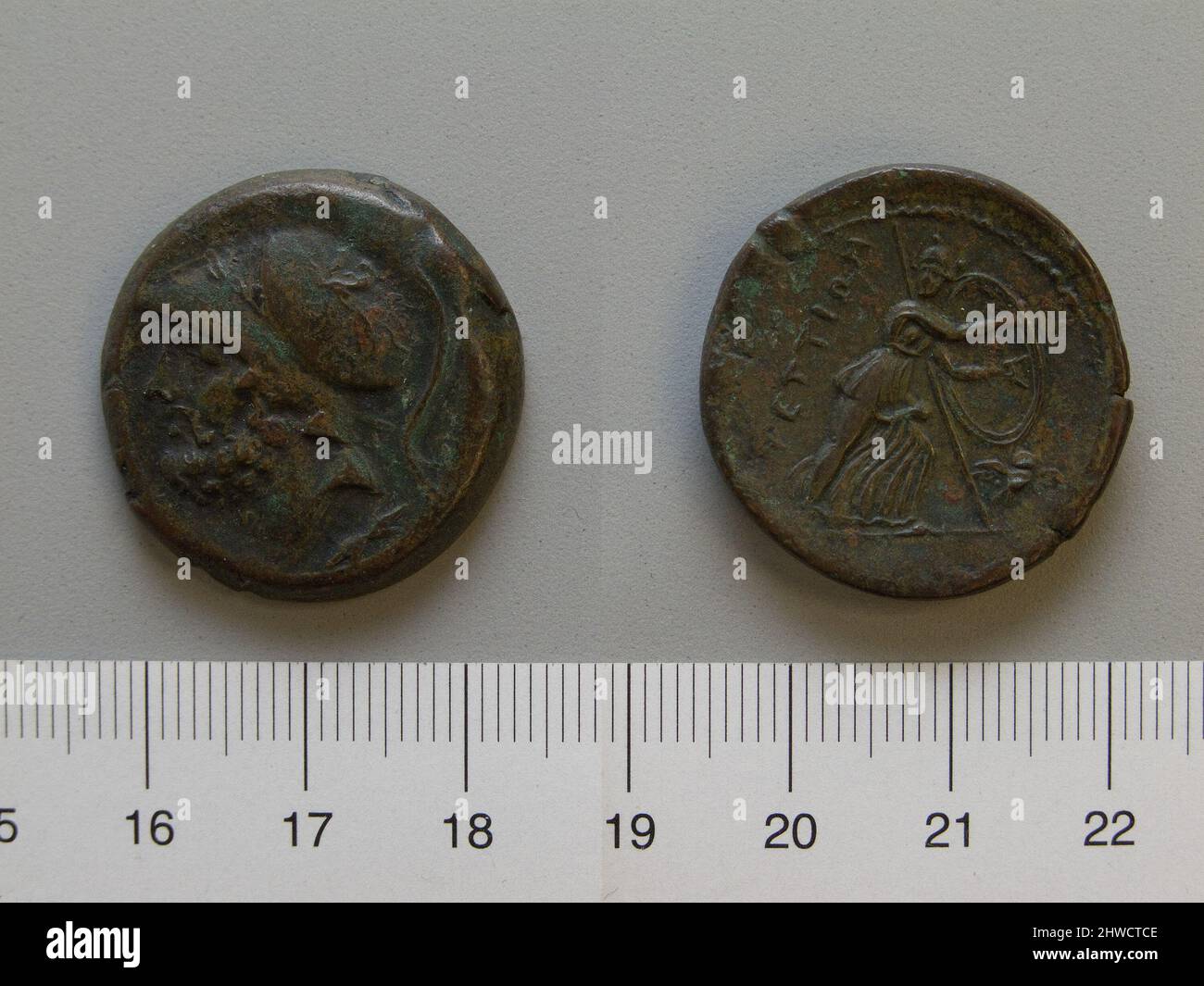 Didrachm from Brettii. Mint: Bruttii, Bruttium Stock Photo - Alamy