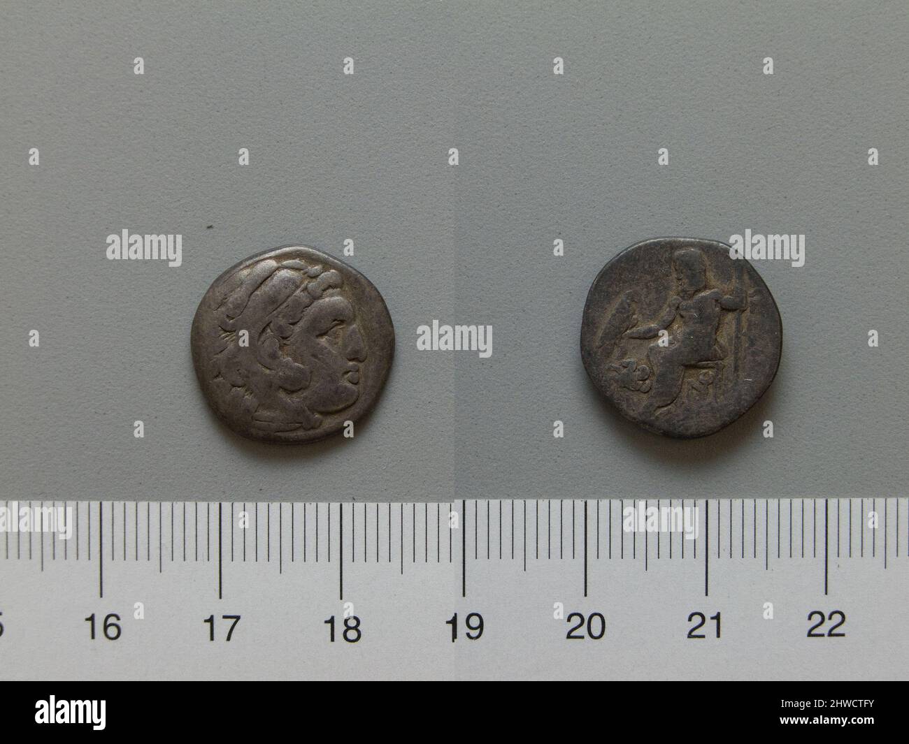 1 Drachm of Antigonus I Monophthalmus from Lampsacus. Ruler: Antigonus ...