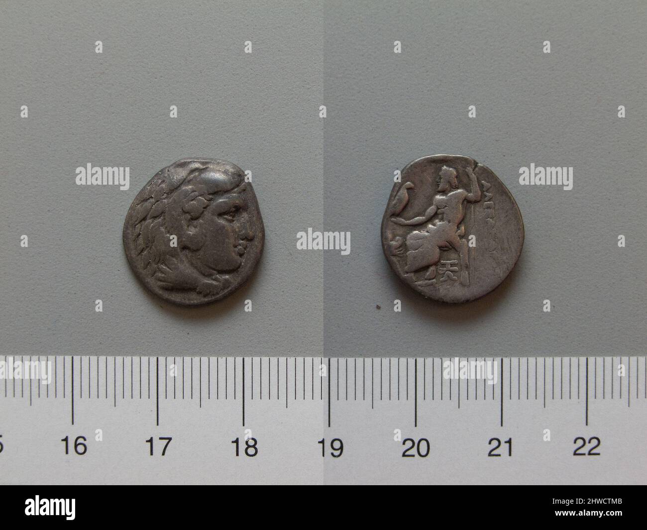 1 Drachm of Alexander the Great, King of Macedonia. Ruler: Alexander ...