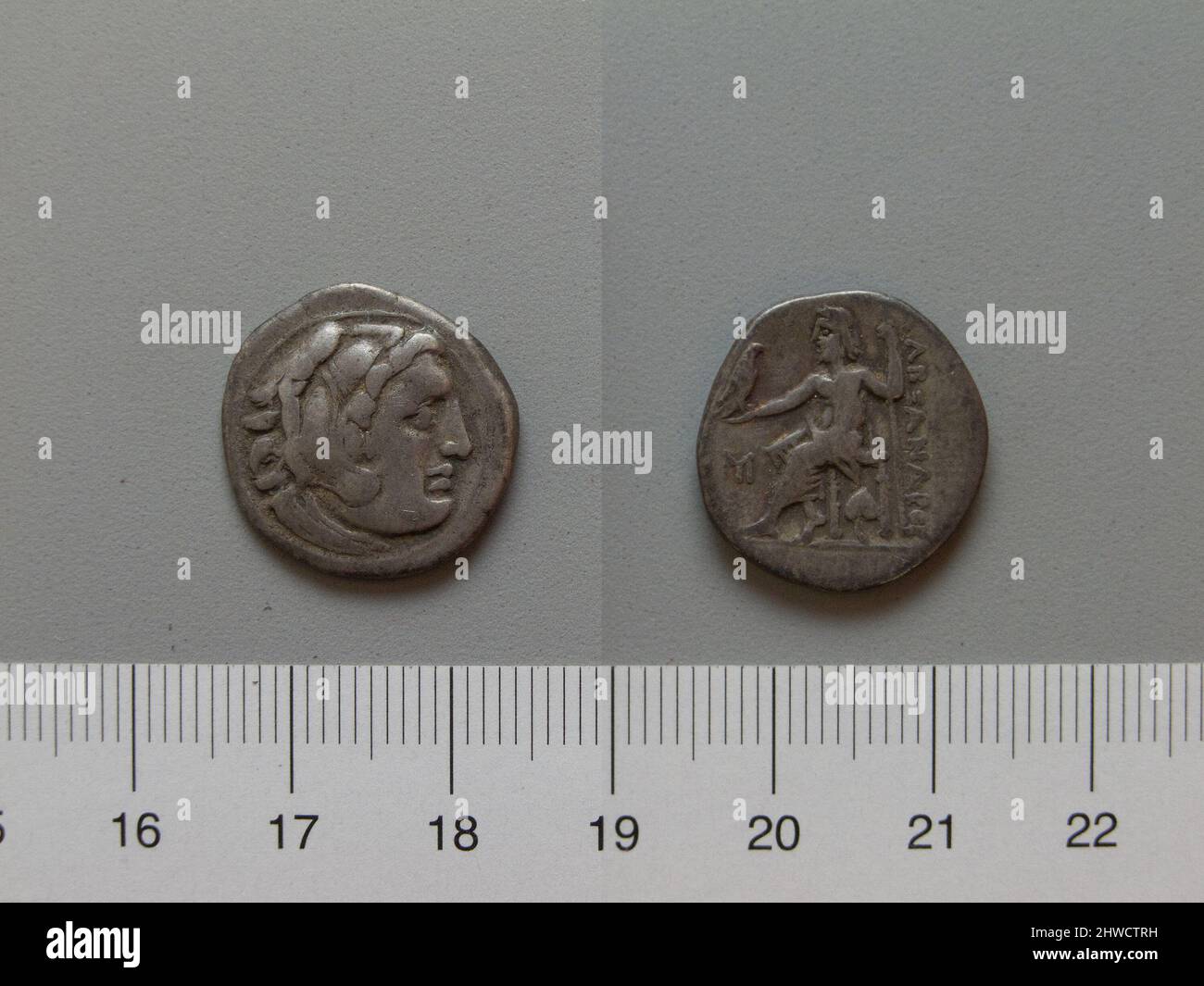 1 Drachm of Antigonus I Monophthalmus. Ruler: Antigonus I Monophthalmus ...