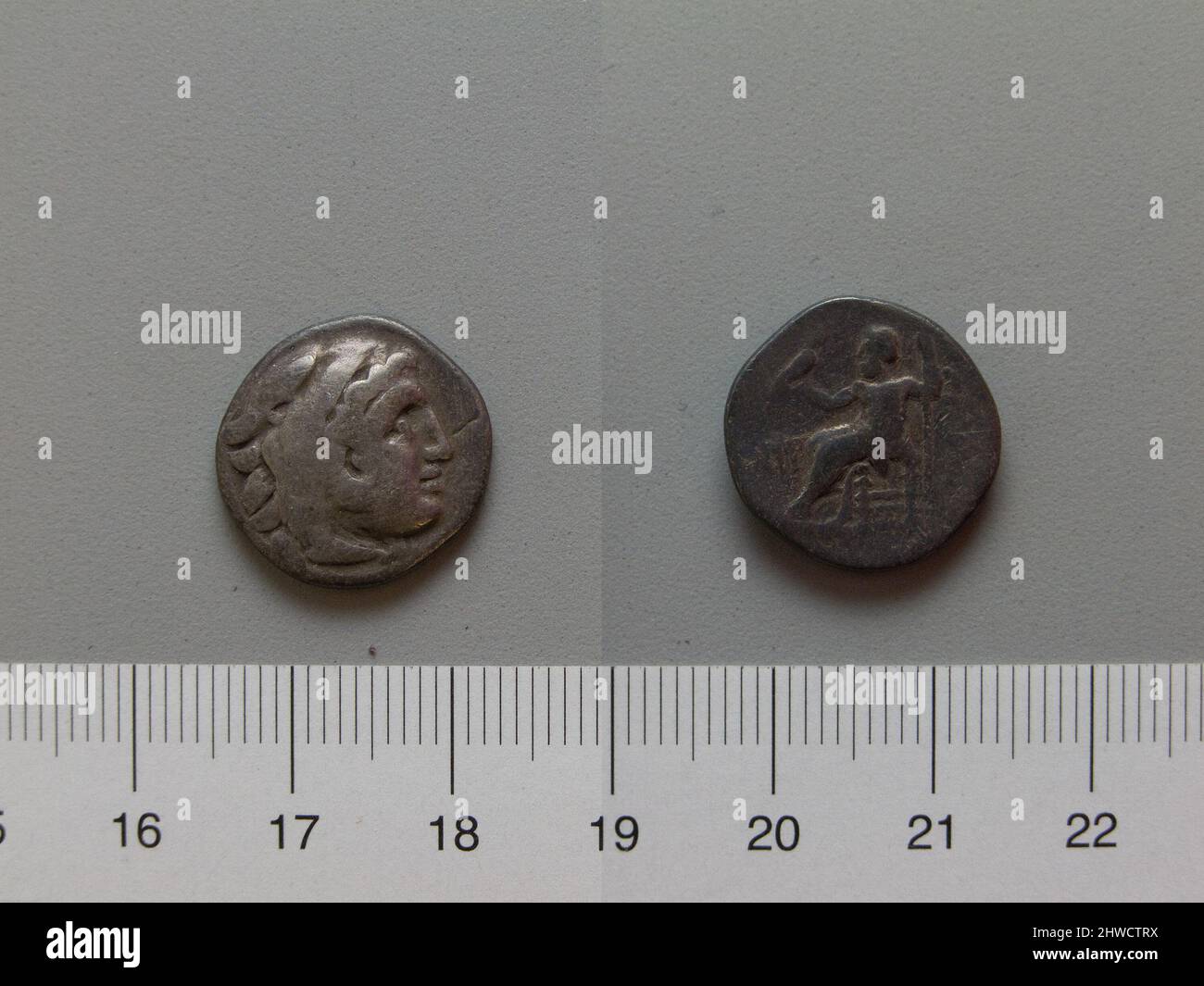 1 Drachm of Antigonus I Monophthalmus. Ruler: Antigonus I Monophthalmus ...