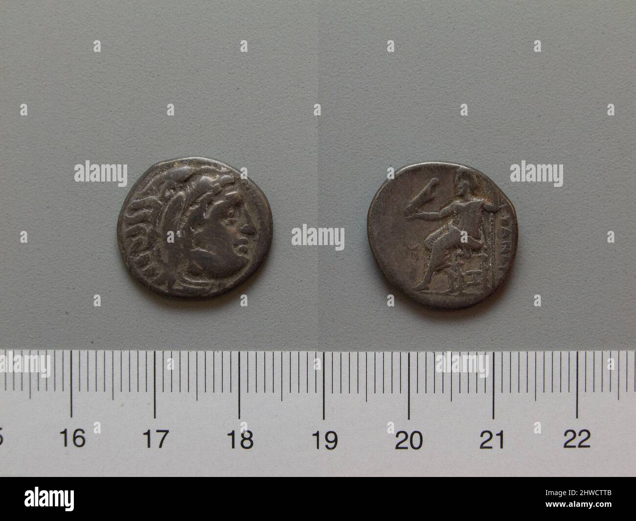 1 Drachm of Antigonus I Monophthalmus. Ruler: Antigonus I Monophthalmus ...