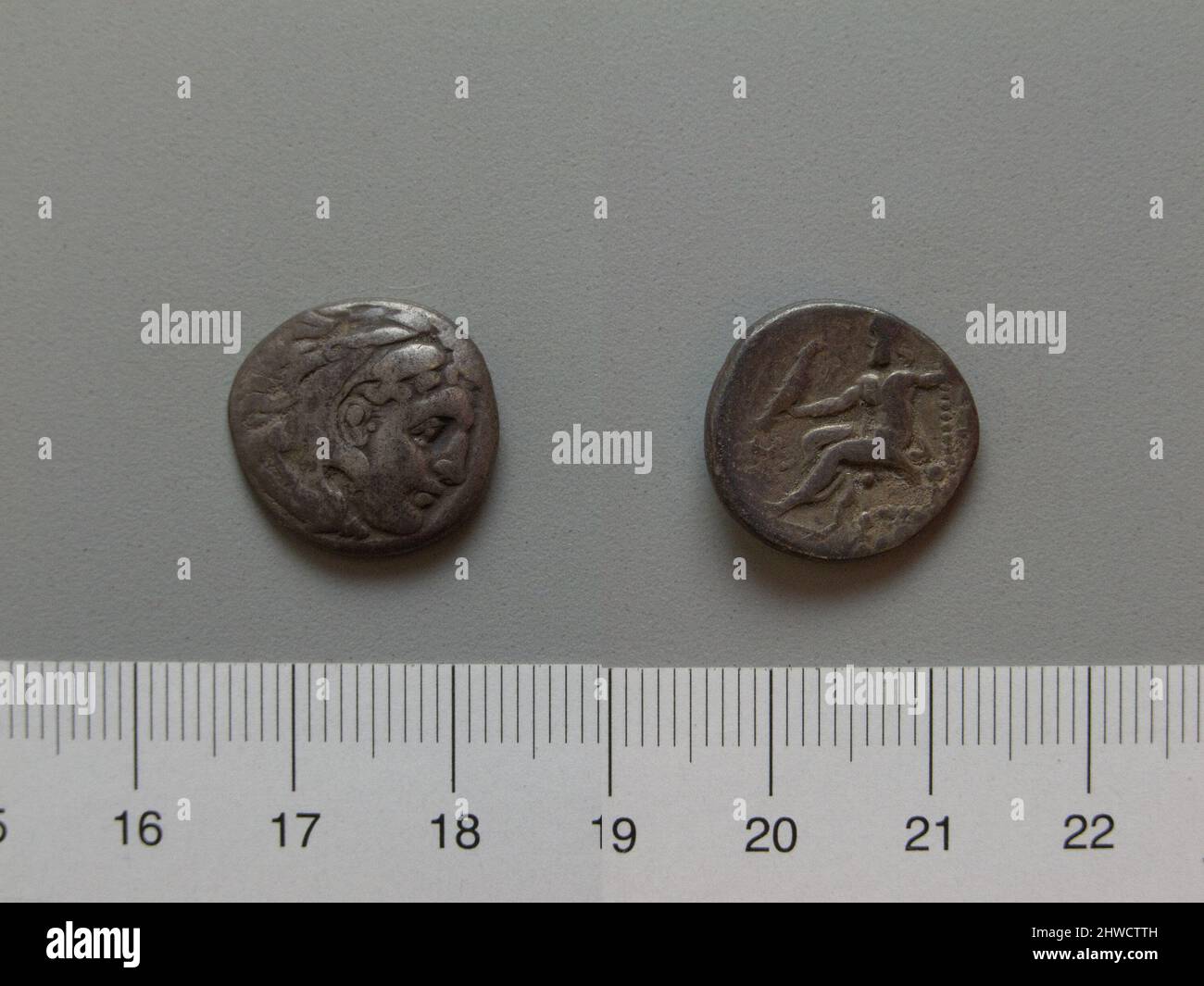 1 Drachm of Antigonus I Monophthalmus. Ruler: Antigonus I Monophthalmus ...