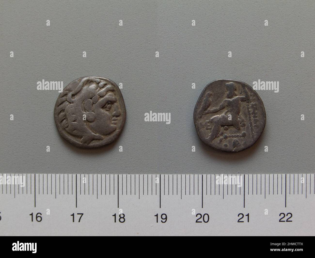 1 Drachm of Antigonus I Monophthalmus. Ruler: Antigonus I Monophthalmus ...