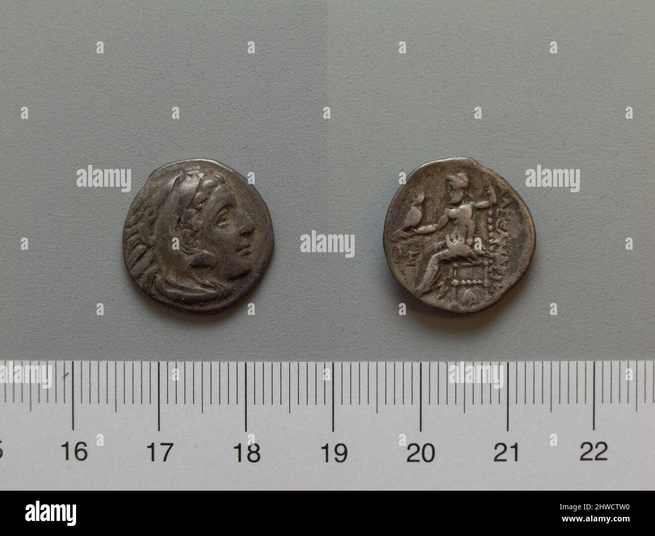 1 Drachm of Antigonus I Monophthalmus. Ruler: Antigonus I Monophthalmus ...