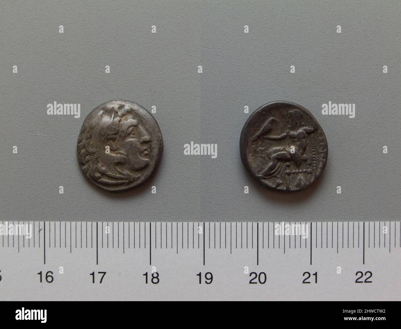 1 Drachm of Antigonus I Monophthalmus. Ruler: Antigonus I Monophthalmus ...