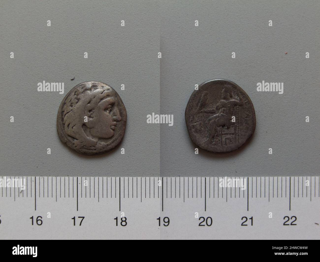 1 Drachm of Antigonus I Monophthalmus from Colophon. Ruler: Antigonus I ...