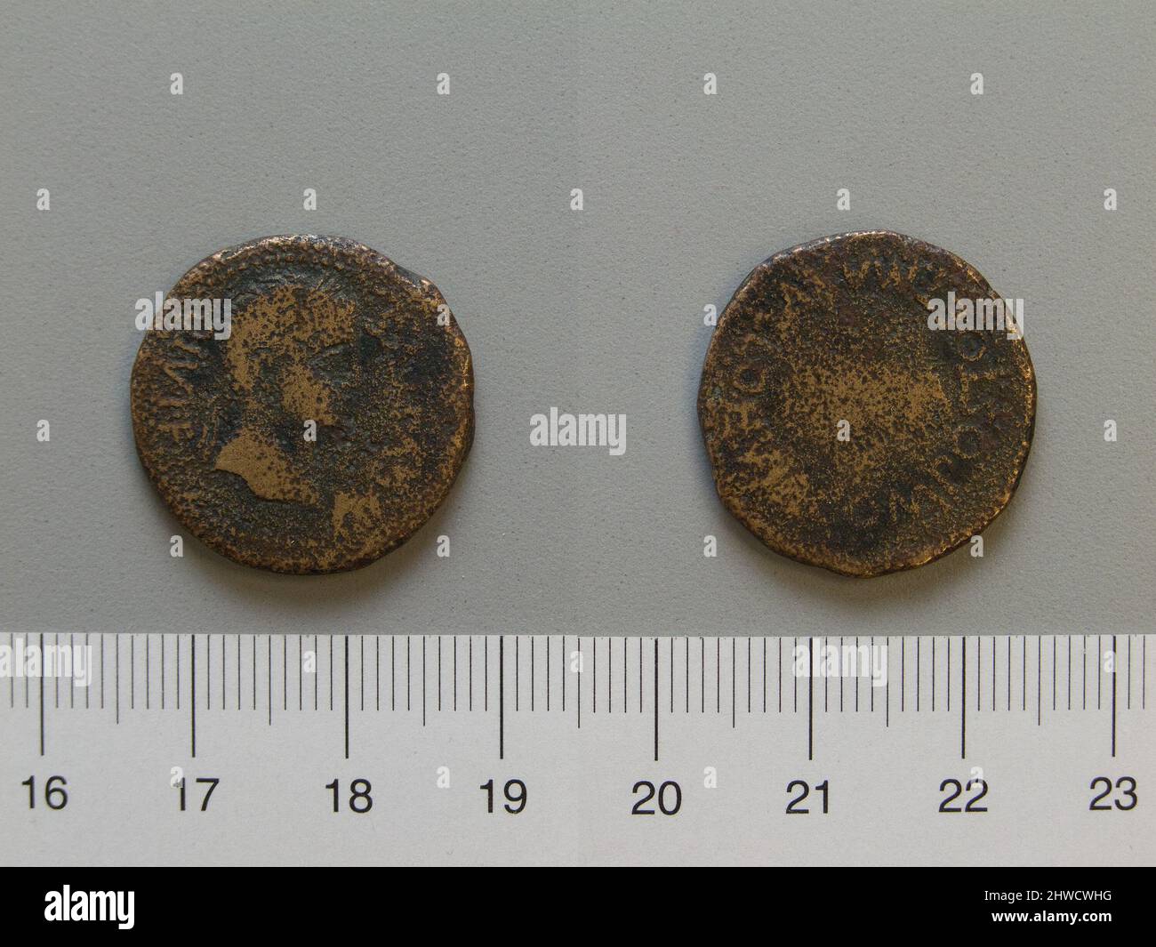 1 Semis of Augustus, Emperor of Rome from Osca. Ruler: Augustus ...
