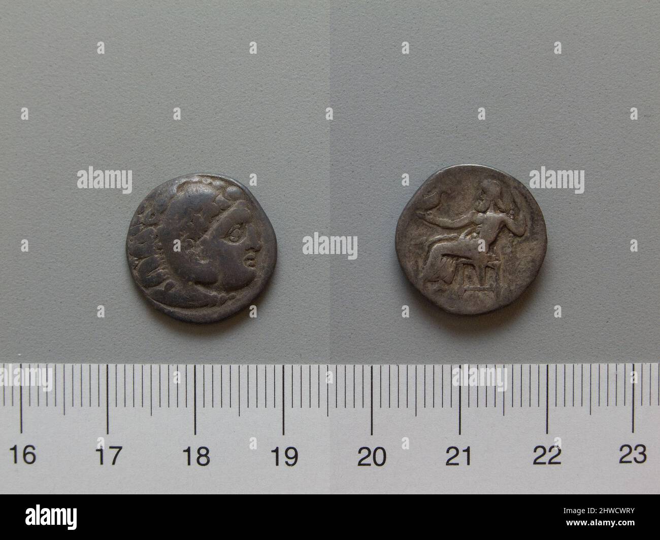 1 Drachm of Antigonus I Monophthalmus from Colophon. Ruler: Antigonus I ...