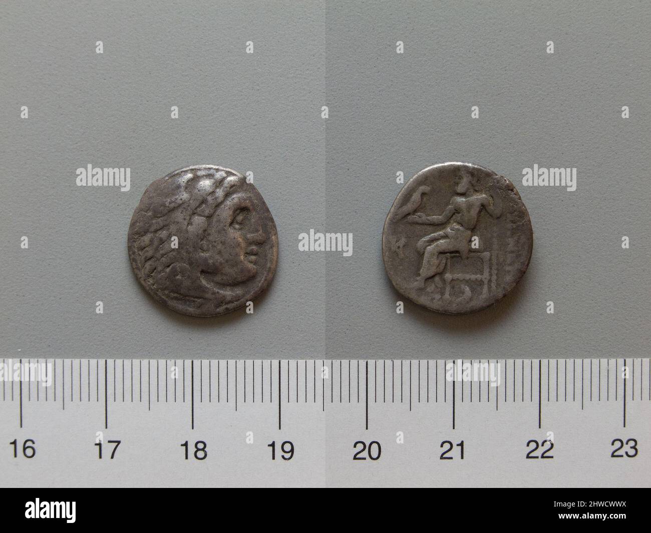1 Drachm of Antigonus I Monophthalmus from Colophon. Ruler: Antigonus I ...