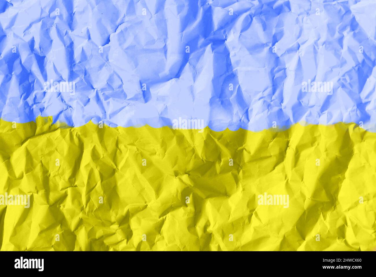 Paper texture in colors of Ukrainian blue and yellow national Flag ...