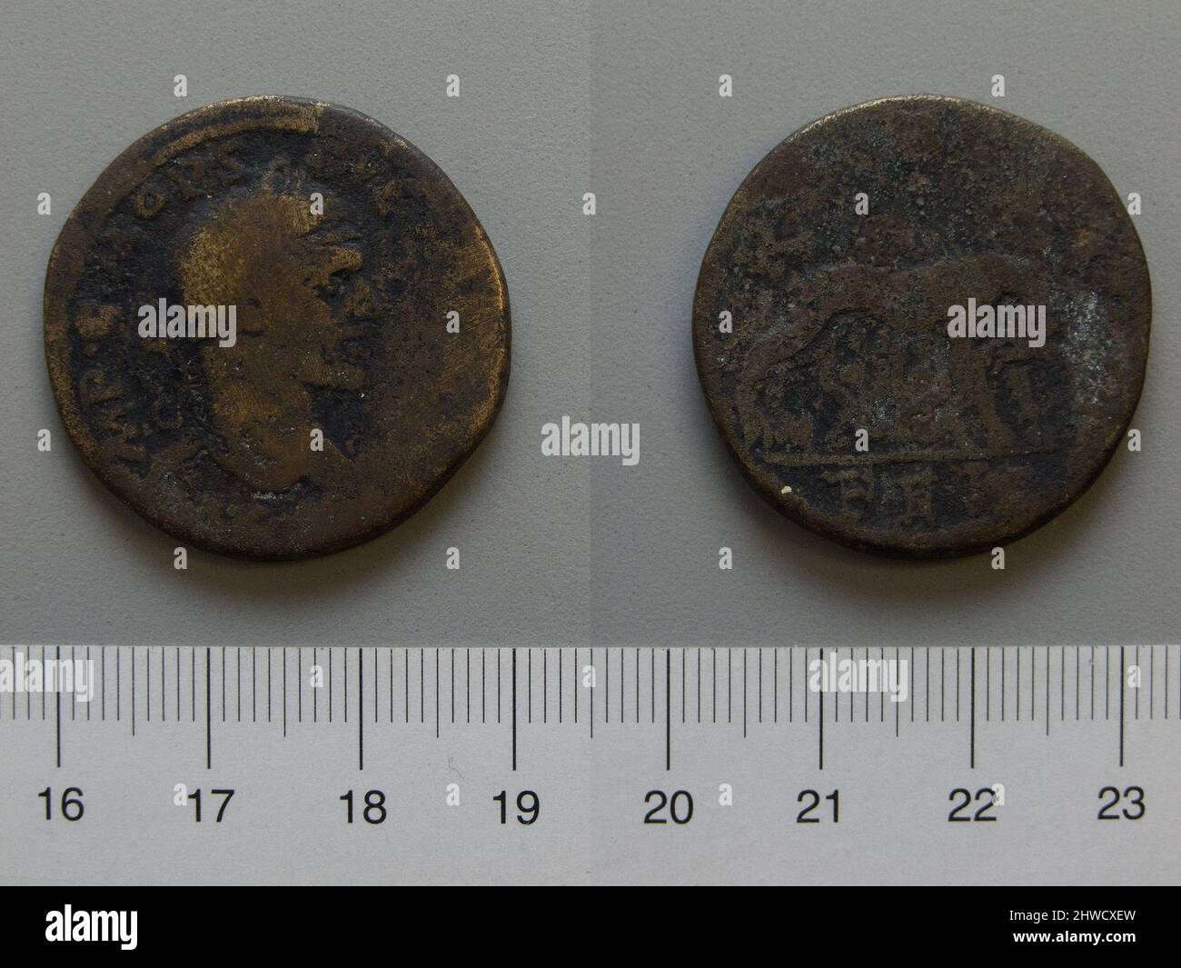 Coin of Macrinus, Emperor of Rome from Laodicea ad Mare. Ruler ...