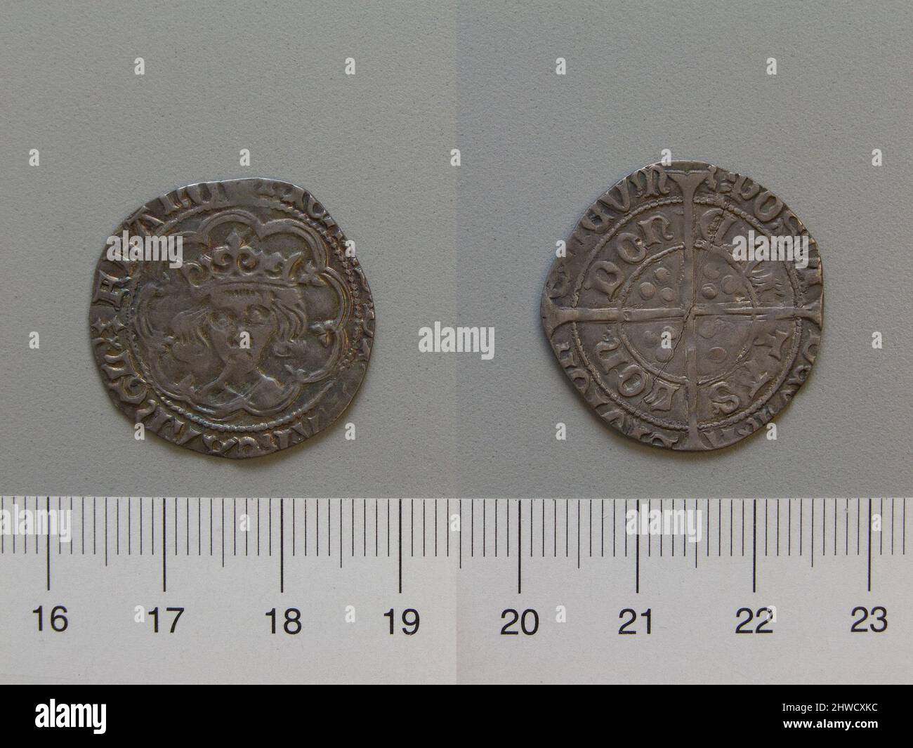 1 Groat of King Richard III from London. Ruler: King Richard III Mint ...