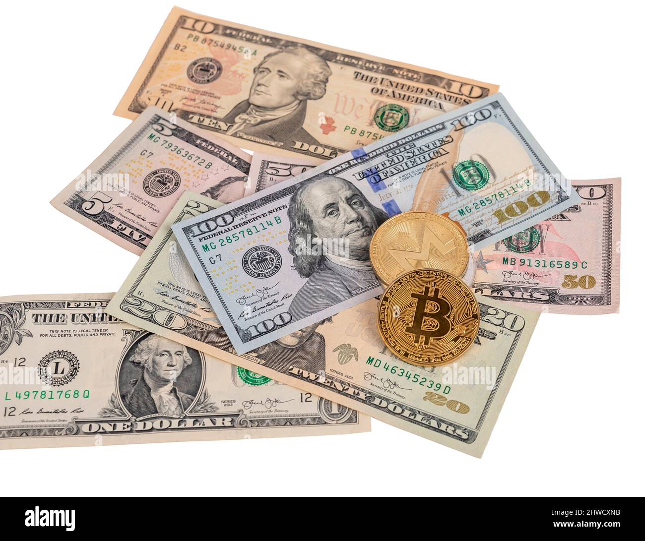 Digital money 100 dollar bill hi-res stock photography and images - Alamy