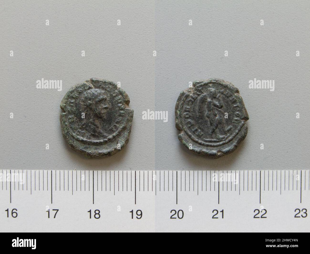 Coin of Diadumenian, Emperor of the Roman Empire from Nicopolis ad ...