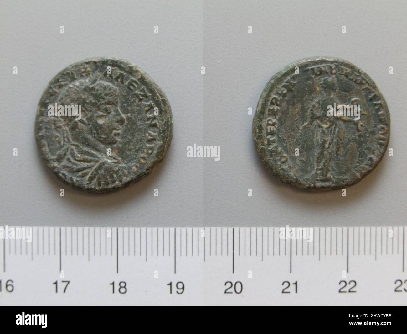 5 Assaria of Severus Alexander, Emperor of Rome from Marcianopolis ...