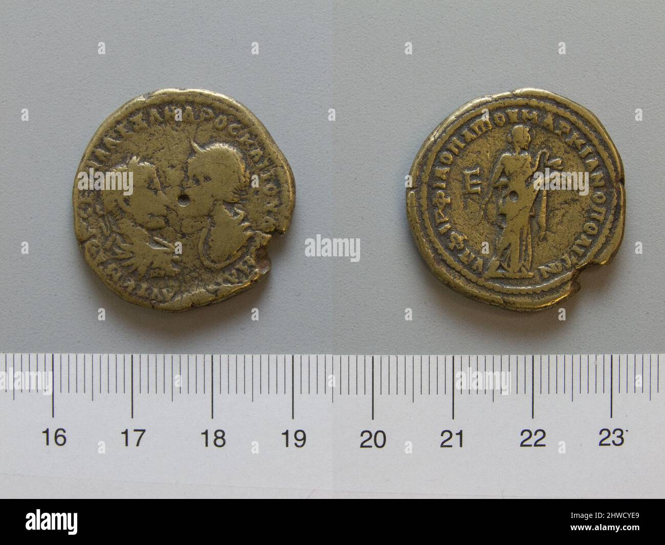 5 Assaria of Severus Alexander, Emperor of Rome from Marcianopolis ...