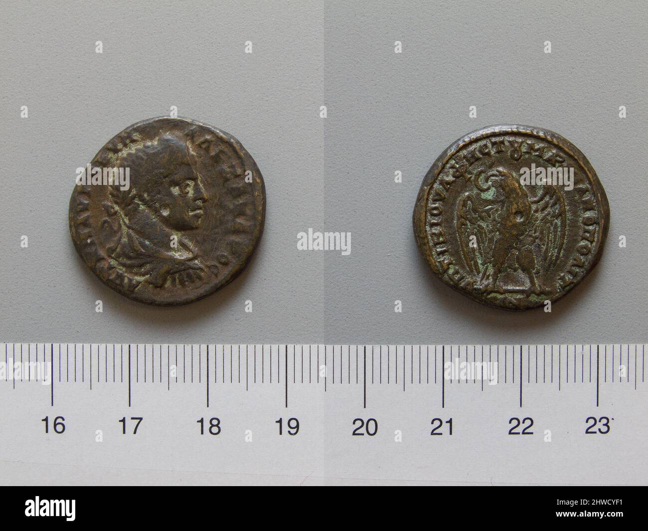 2 Assaria of Severus Alexander, Emperor of Rome from Marcianopolis. Ruler: Severus Alexander ...