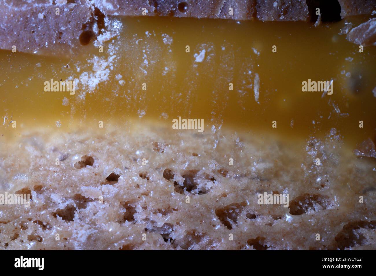 Mars chocolate bar at 2.5x magnification Stock Photo - Alamy