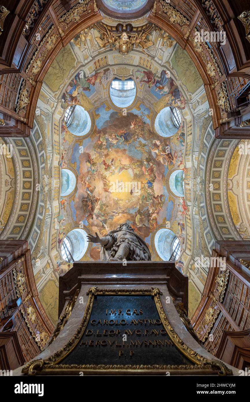 Austrian national library ceiling hi-res stock photography and images ...