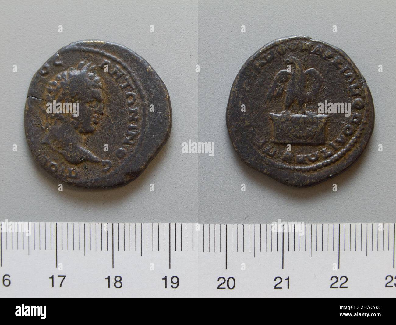 4 Assarion of Caracalla, Roman Emperor from Marcianopolis. Ruler ...