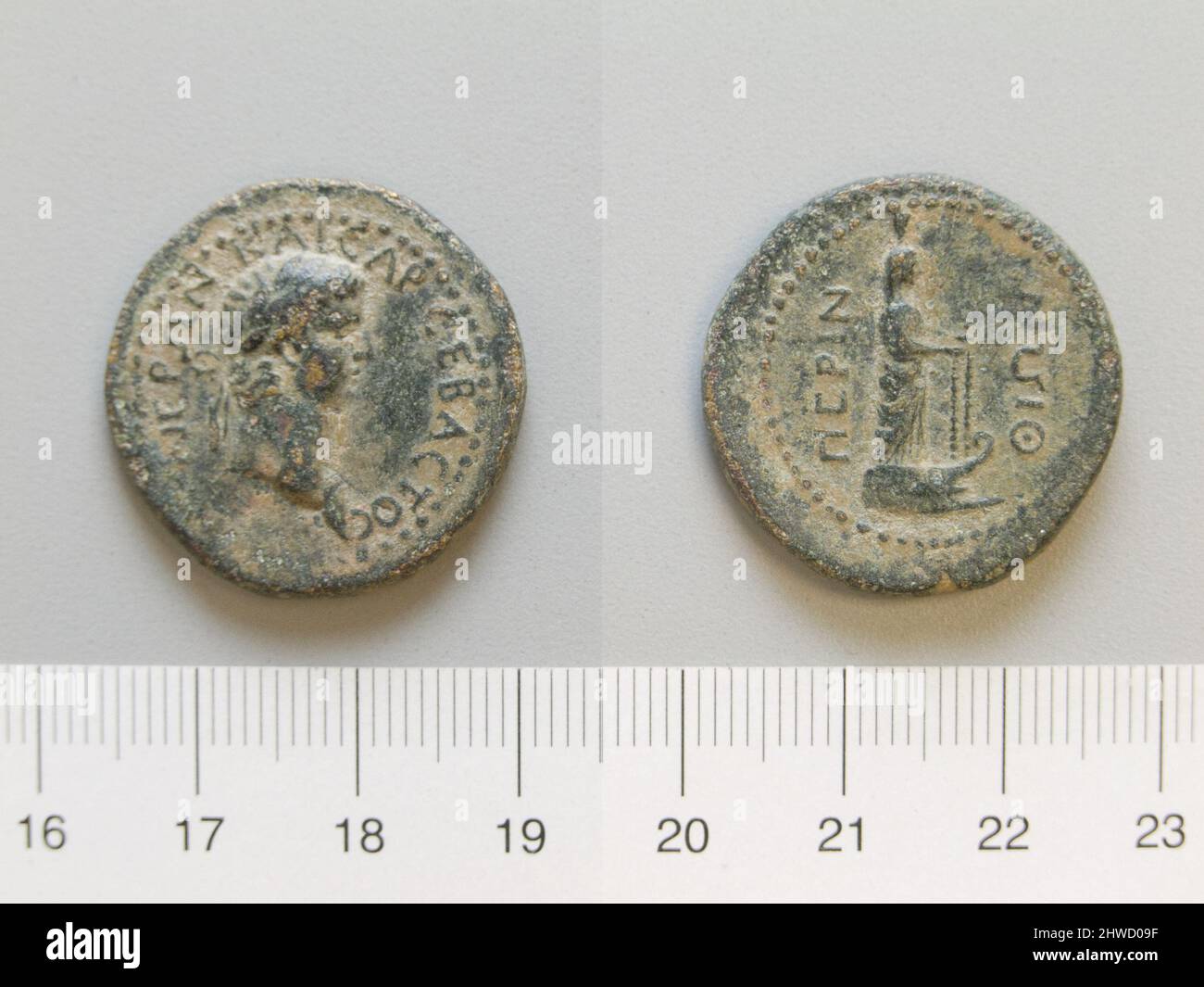Coin of Nero, Emperor of Rome from Perinthus. Ruler: Nero, Emperor of ...
