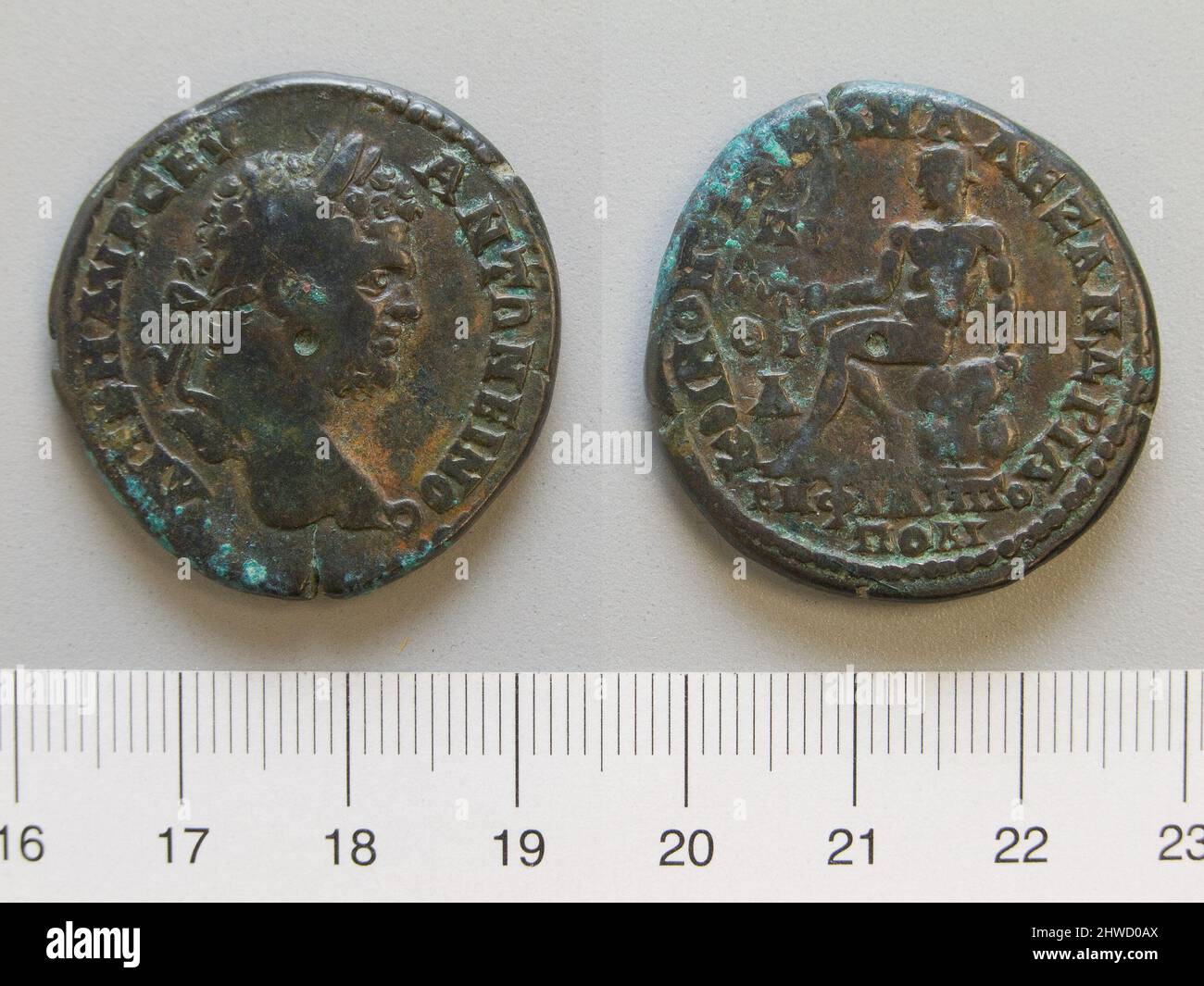 Coin of Caracalla, Roman Emperor from Philippopolis, Thrace. Ruler ...