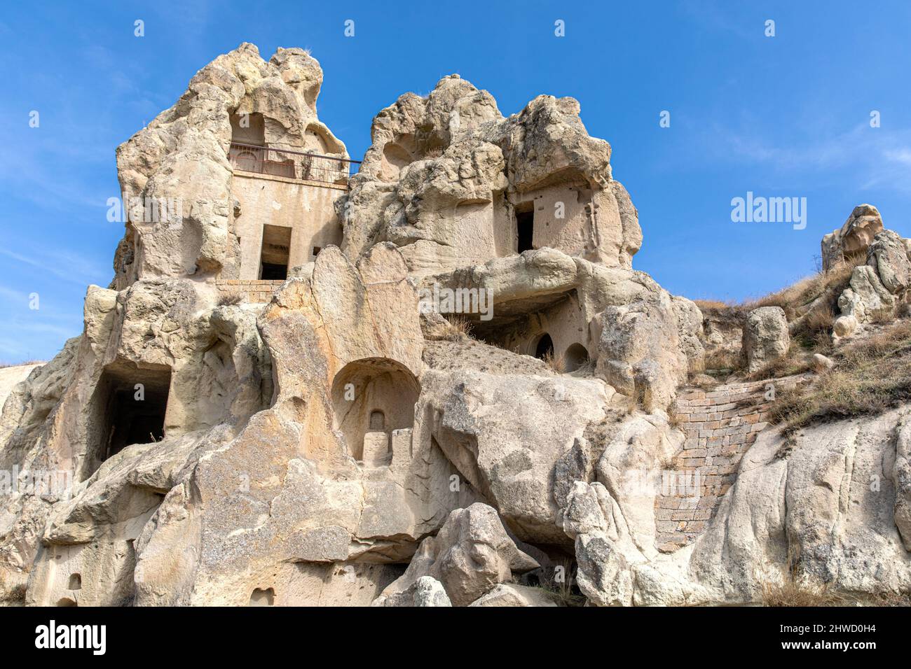 Unique geological formations in Cappadocia, Göreme, Nevşehir, Turkey ...