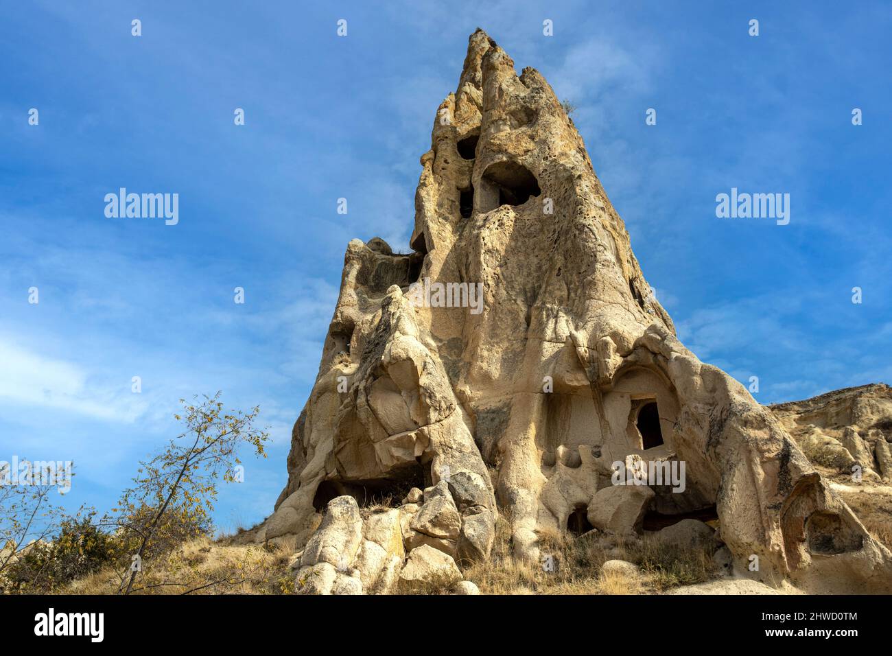Unique geological formations in Cappadocia, Göreme, Nevşehir, Turkey ...