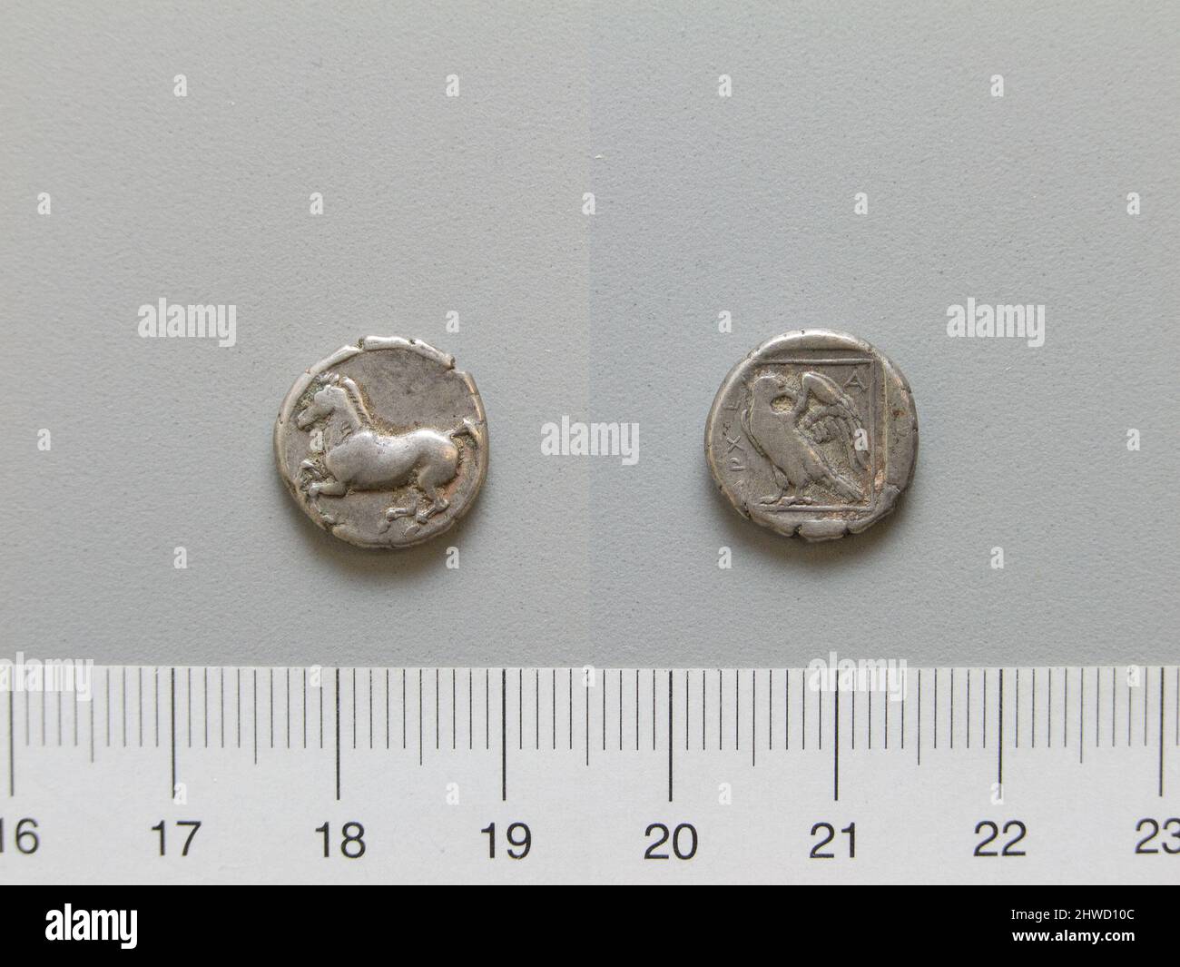 Coin of Archelaus I from Macedonia. Ruler: Archelaus I, King of Macedon ...