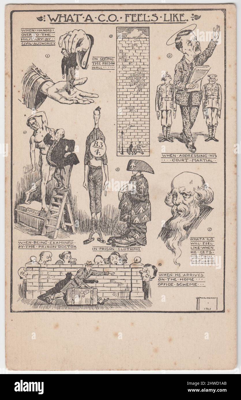 Conscientious objector ww1 hi-res stock photography and images - Alamy