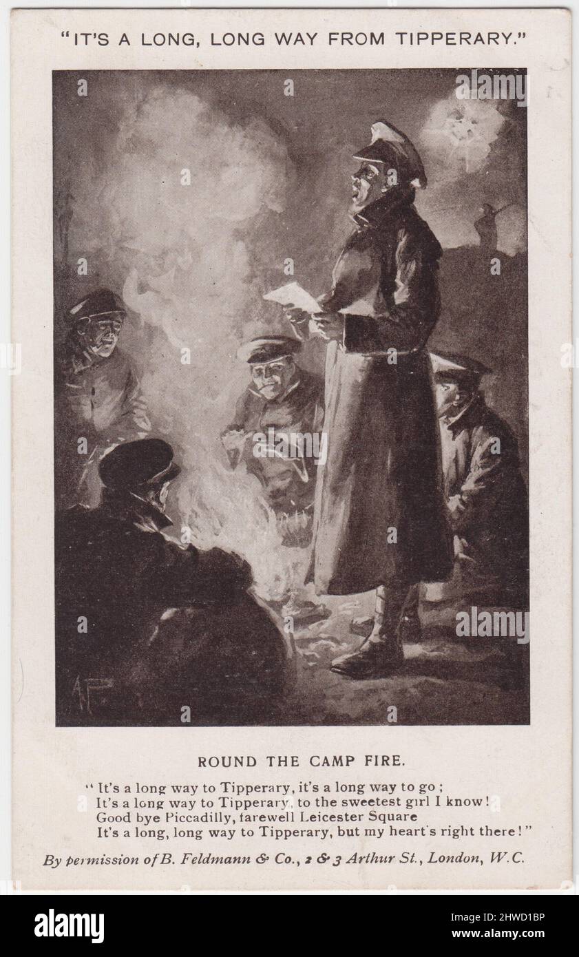 "It's a long, long way from Tipperary": First World War postcard ...