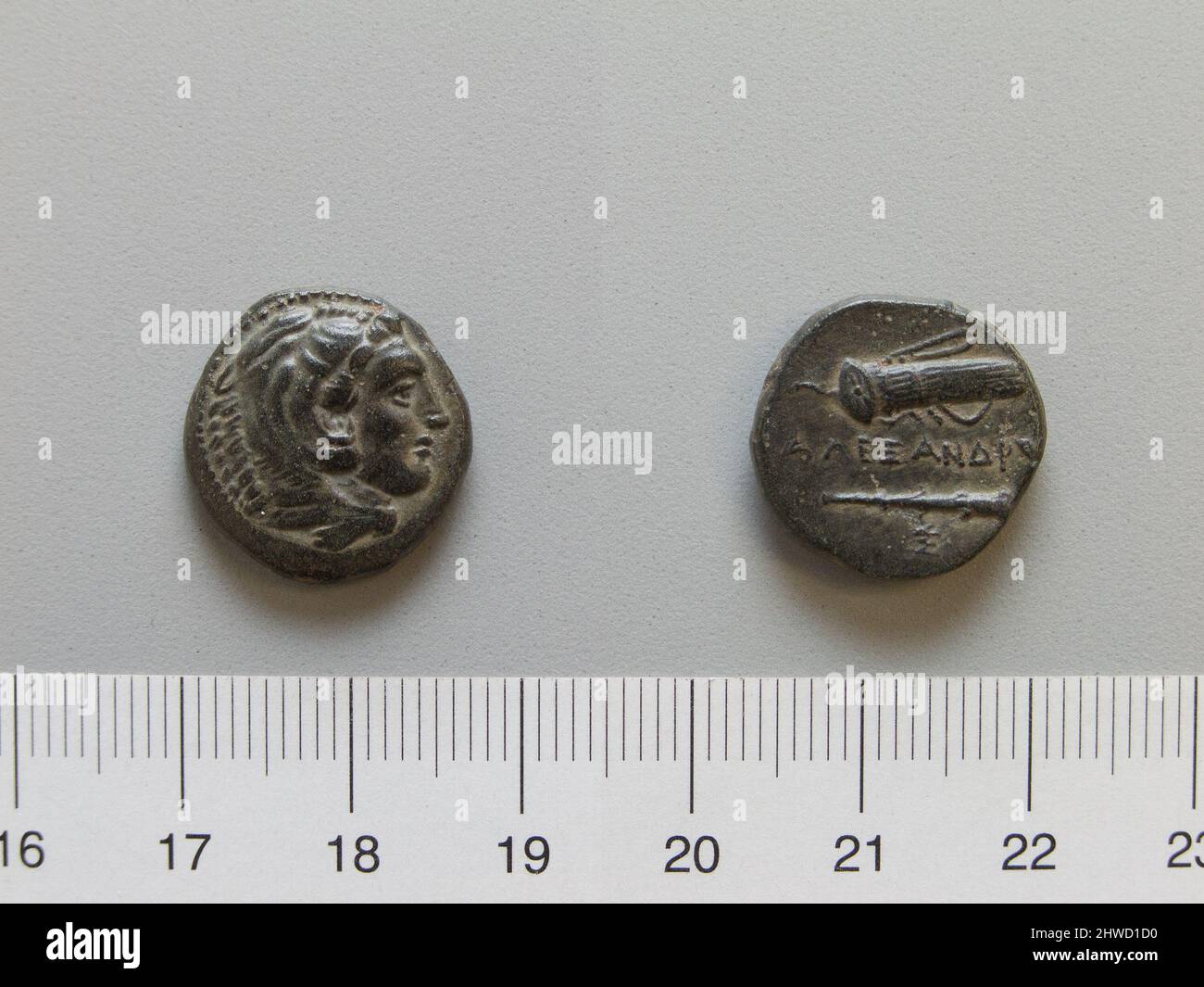 Coin of Alexander the Great, King of Macedonia from Sardis. Ruler ...