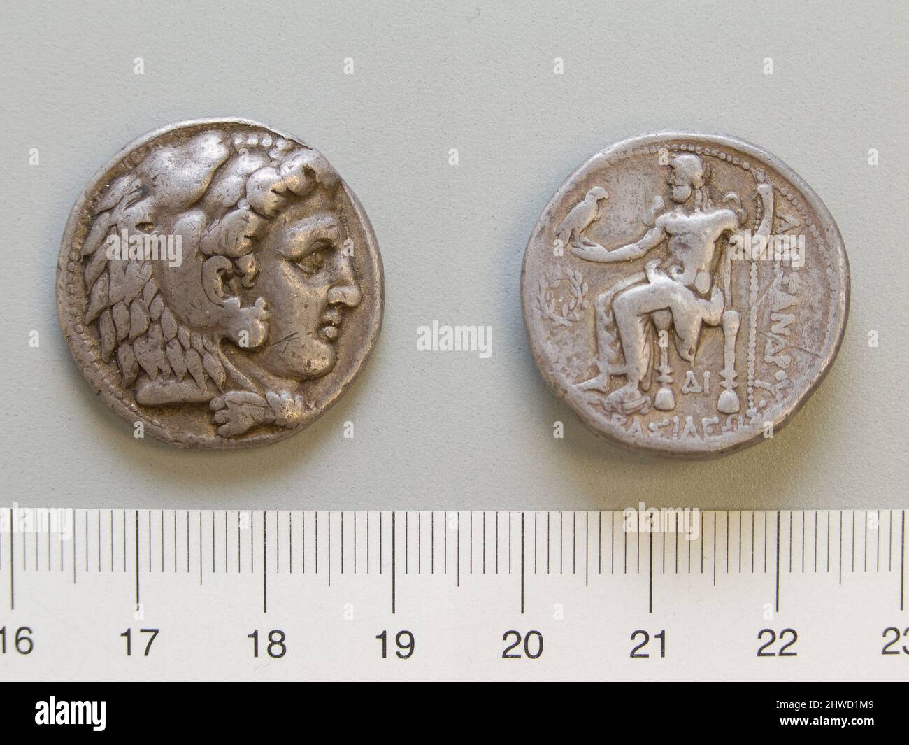 Tetradrachm of Alexander the Great, King of Macedonia from Side. Ruler ...