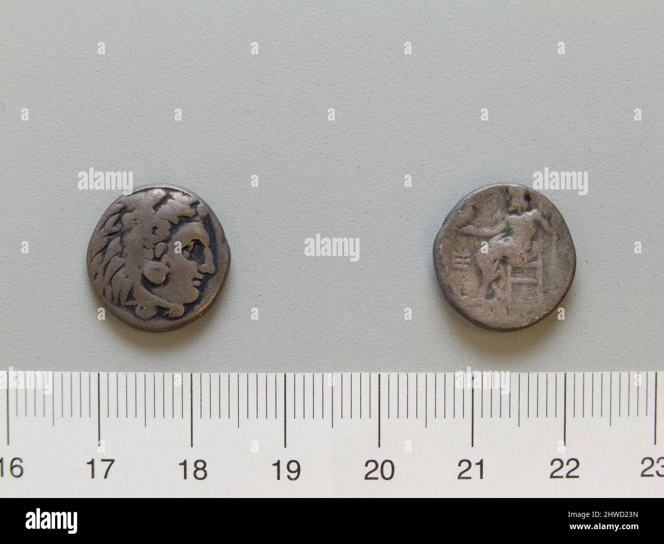 1 Drachm of Alexander the Great, King of Macedonia from Sardis. Ruler ...