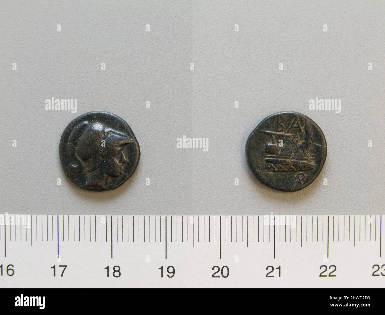 Coin of Demetrius Poliorcetes, King of Macedon from Caria. Ruler ...