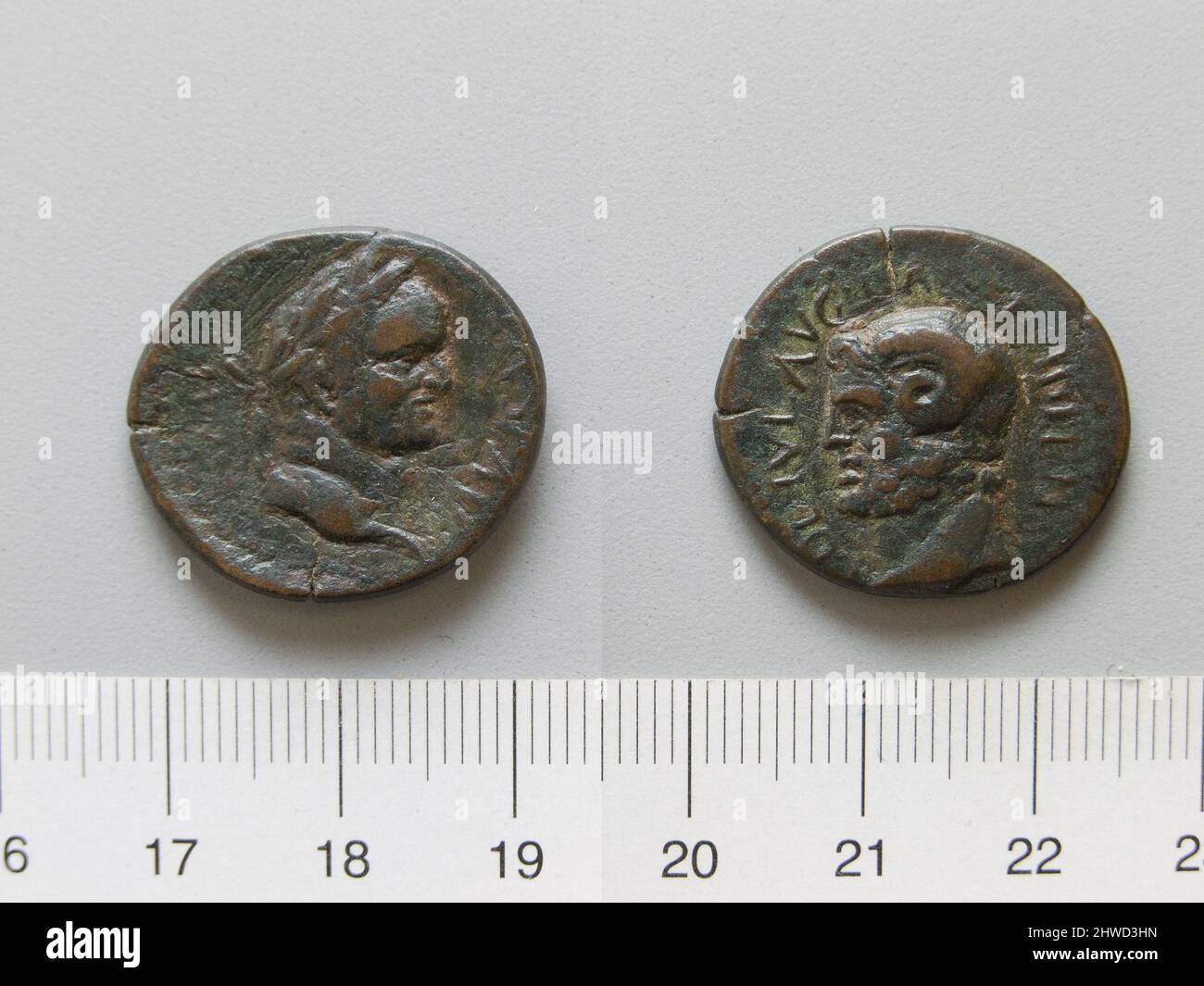 Coin of Titus, Emperor of Rome from Cassandreia. Ruler: Titus, Emperor ...