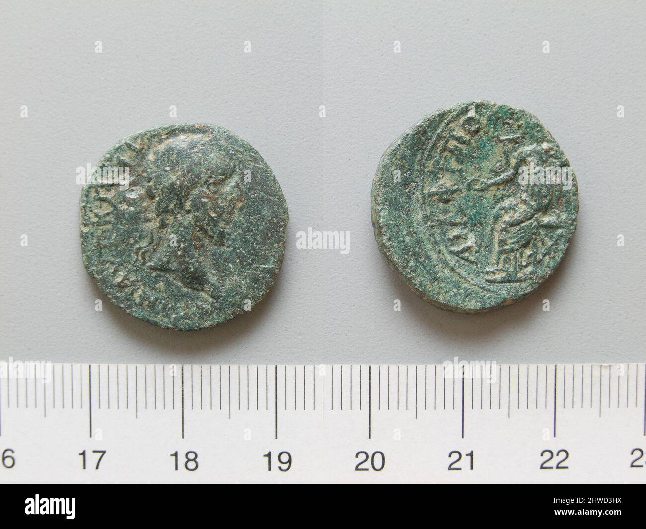 Coin of Antoninus Pius, Emperor of Rome from Amphipolis. Ruler ...
