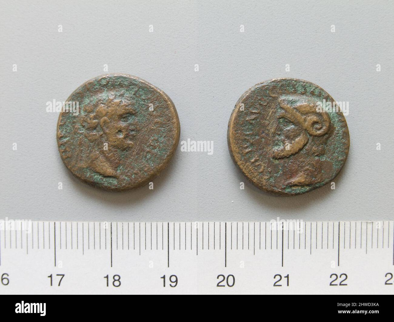 Coin of Domitian, Emperor of Rome from Cassandreia. Ruler: Domitian ...