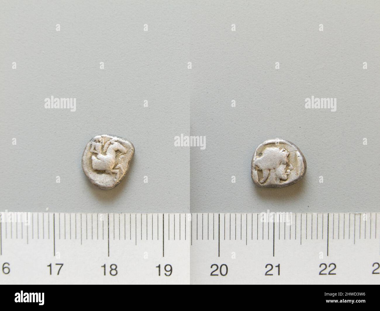 Coin from Potidaea. Mint: Potidaea Stock Photo - Alamy