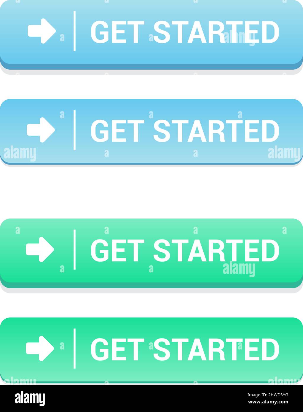 Get Started Buttons Stock Vector Image & Art - Alamy