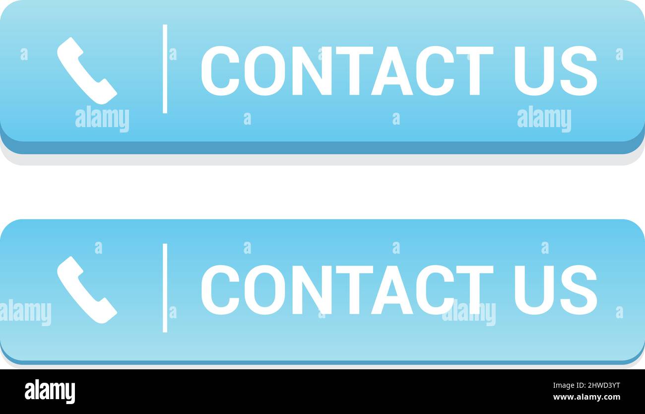 Contact blue glossy icon Cut Out Stock Images & Pictures - Alamy