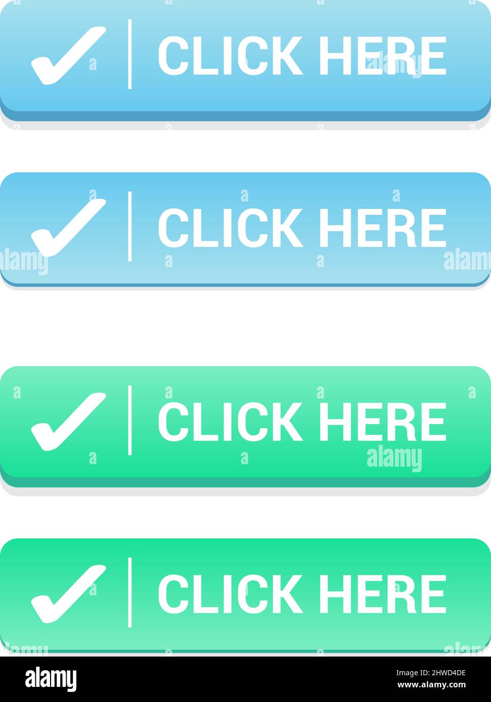 Click Here Buttons Stock Vector Image & Art - Alamy