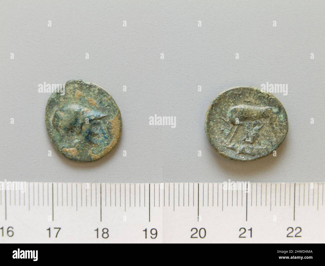 Coin from Tegea. Mint: Tegea Artist: Unknown Stock Photo - Alamy