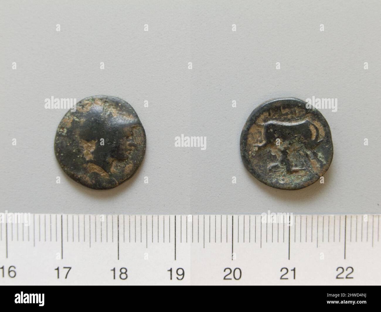 Coin from Tegea. Mint: Tegea Artist: Unknown Stock Photo - Alamy